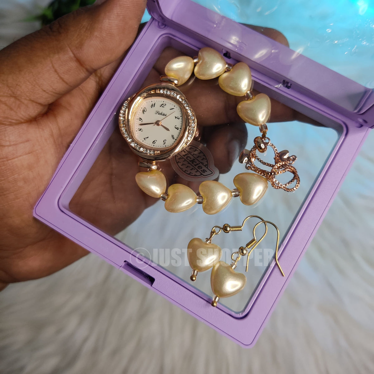 Viral Watch With Ear Rings – Just Shopper